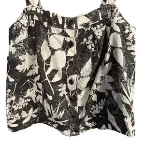 HD in Paris | Tops | Hd In Paris Anthropology Black And White Floral ...